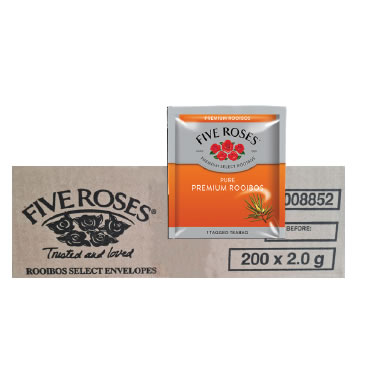 FIVE ROSES ROOIBOS TEA ENVELOPE 200X2.5G - Halsted